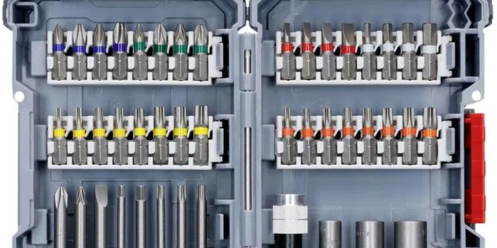 ASSORTIMENT D’EMBOUTS DE VISSAGE PERSONNALISABLE 45 PIÈCES BOSCH